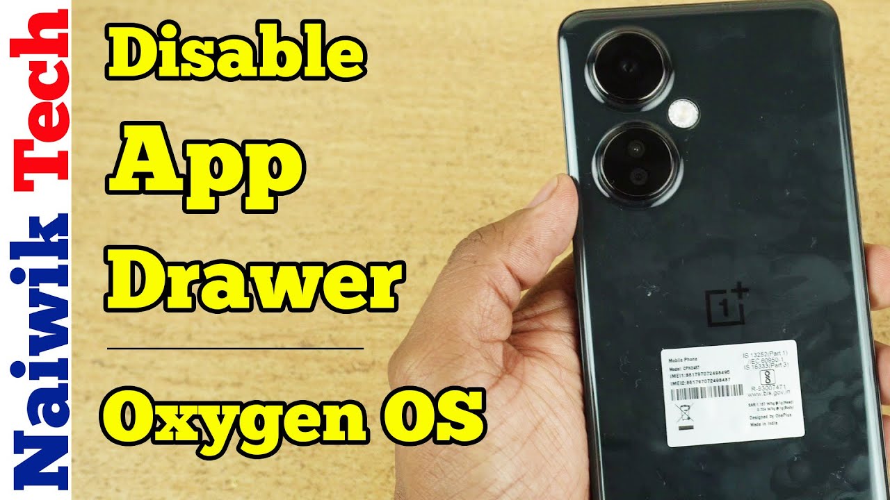 Disable App drawer in Oneplus phone | Oxygen OS - YouTube