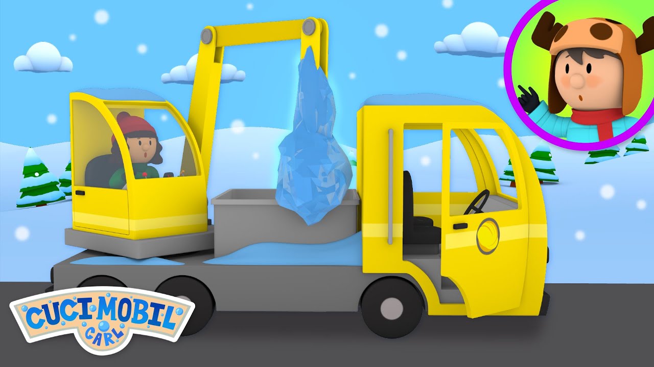 Truk Derek Coletta | Cuci Mobil Carl | Kartun Untuk Anak-Anak - YouTube