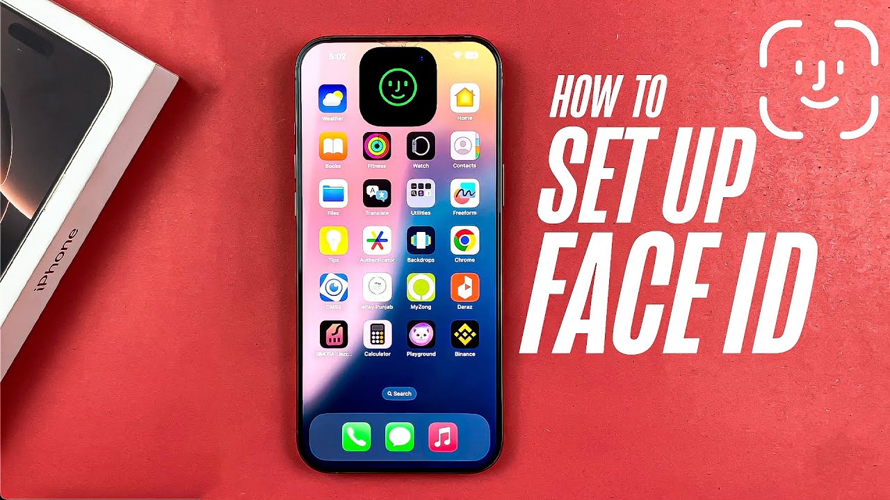 iPhone 16 Pro max - How To Set Up Face ID - YouTube