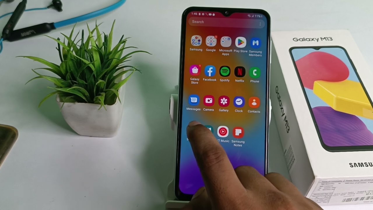 How to view monthly data in Samsung galaxy M13 - YouTube