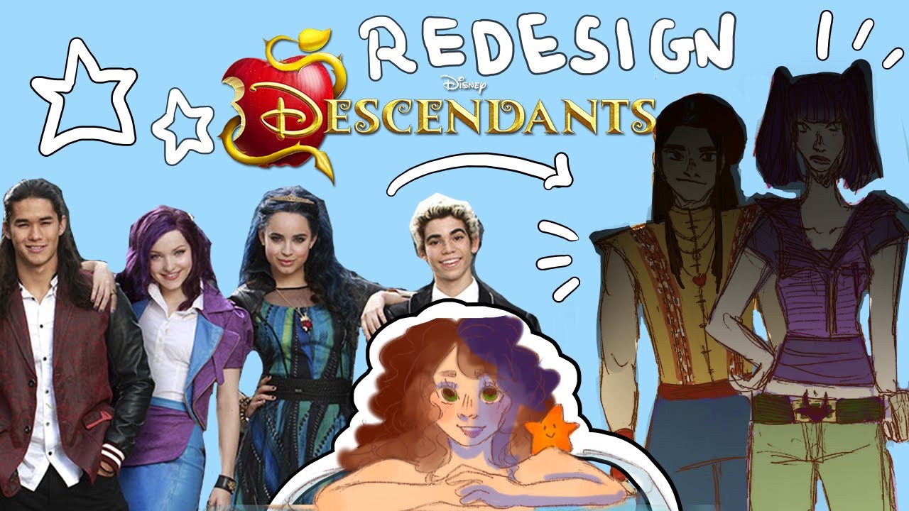 REDESIGN+VISUAL DEVELOPMENT/ DESCENDANTS (and a lot of talking) - YouTube