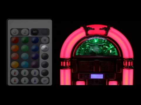 Electrohome® Kinsman™ Jukebox - EAJUK500 - Remote Lightshow - YouTube