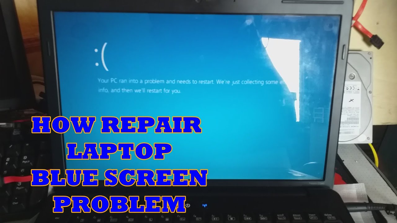 HOW TO REPAIR COMPAQ PRESARIO CQ40 LAPTOP BLUE SCREEN PROBLEM - YouTube