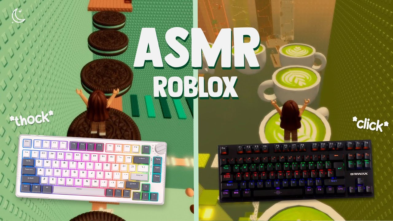 Roblox ASMR 🌙 Thocky VS. Clicky Keyboard (Tower of Coffee) - YouTube
