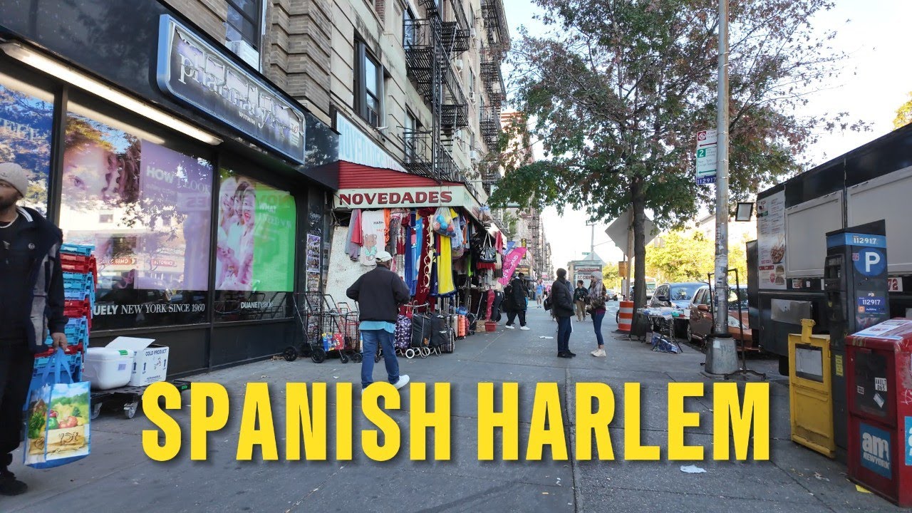 Walking Spanish Harlem NYC | 4K El Barrio Street Tour - YouTube