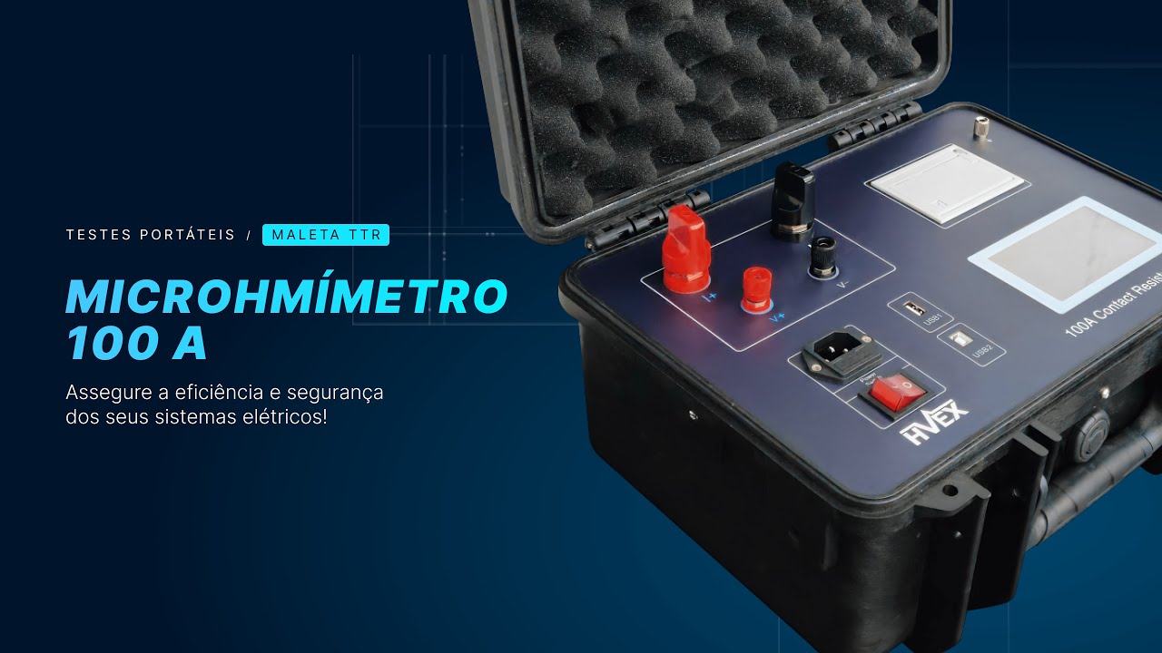 Microhmímetro 100A HVEX - YouTube