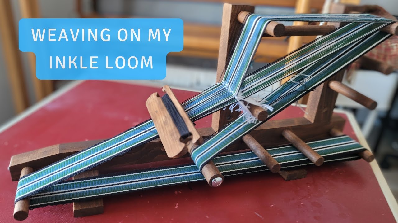 Weaving my First Warp on the Ashford Inkle Loom !! - YouTube