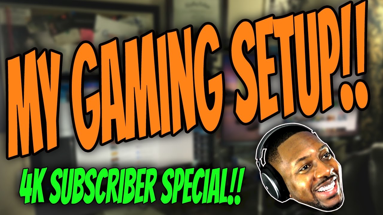 My Gaming Setup 2017 With GREEN SCREEN! How To Start A YouTube Channel ...