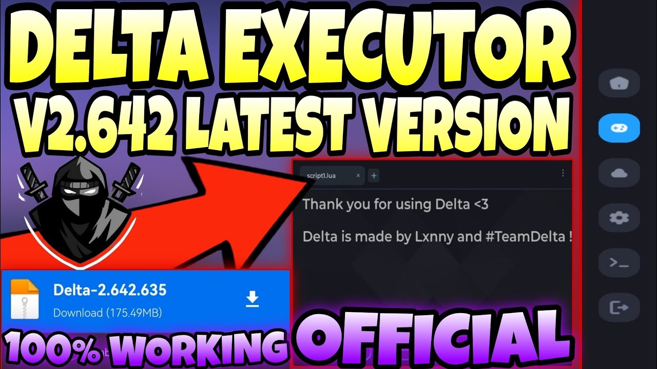 *WORKING* DELTA EXECUTOR V2.642 Latest Version (NEW OFFICIAL) Direct ...
