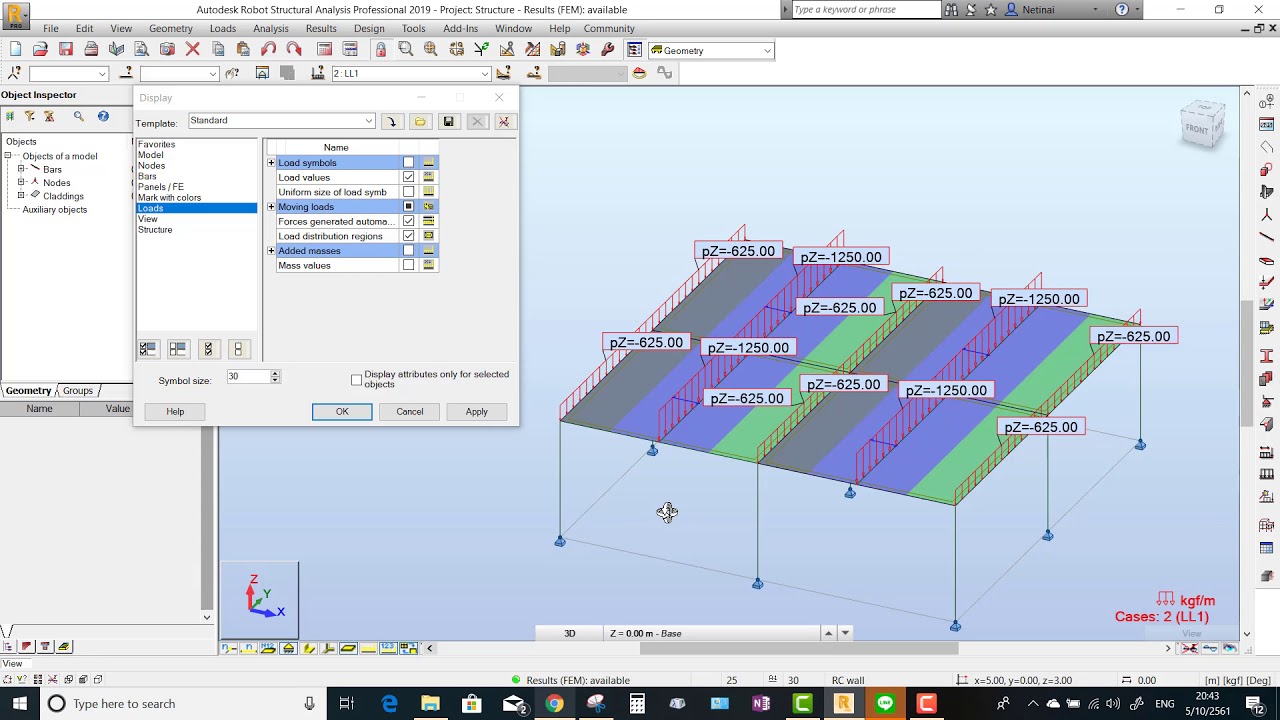 RSA - Ignore Beam from Cladding Load - YouTube