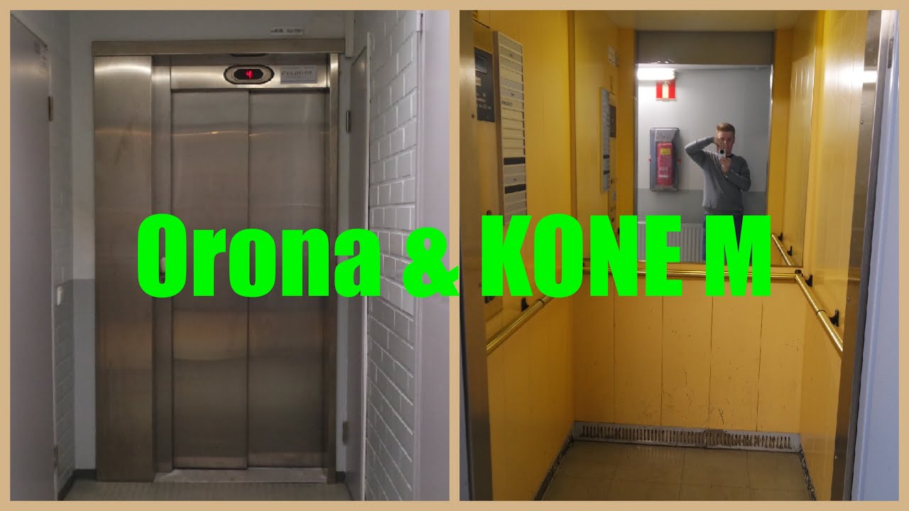 Nice Orona & KONE M elevators/lifts @ Väinönkatu 26 Jyväskylä - YouTube