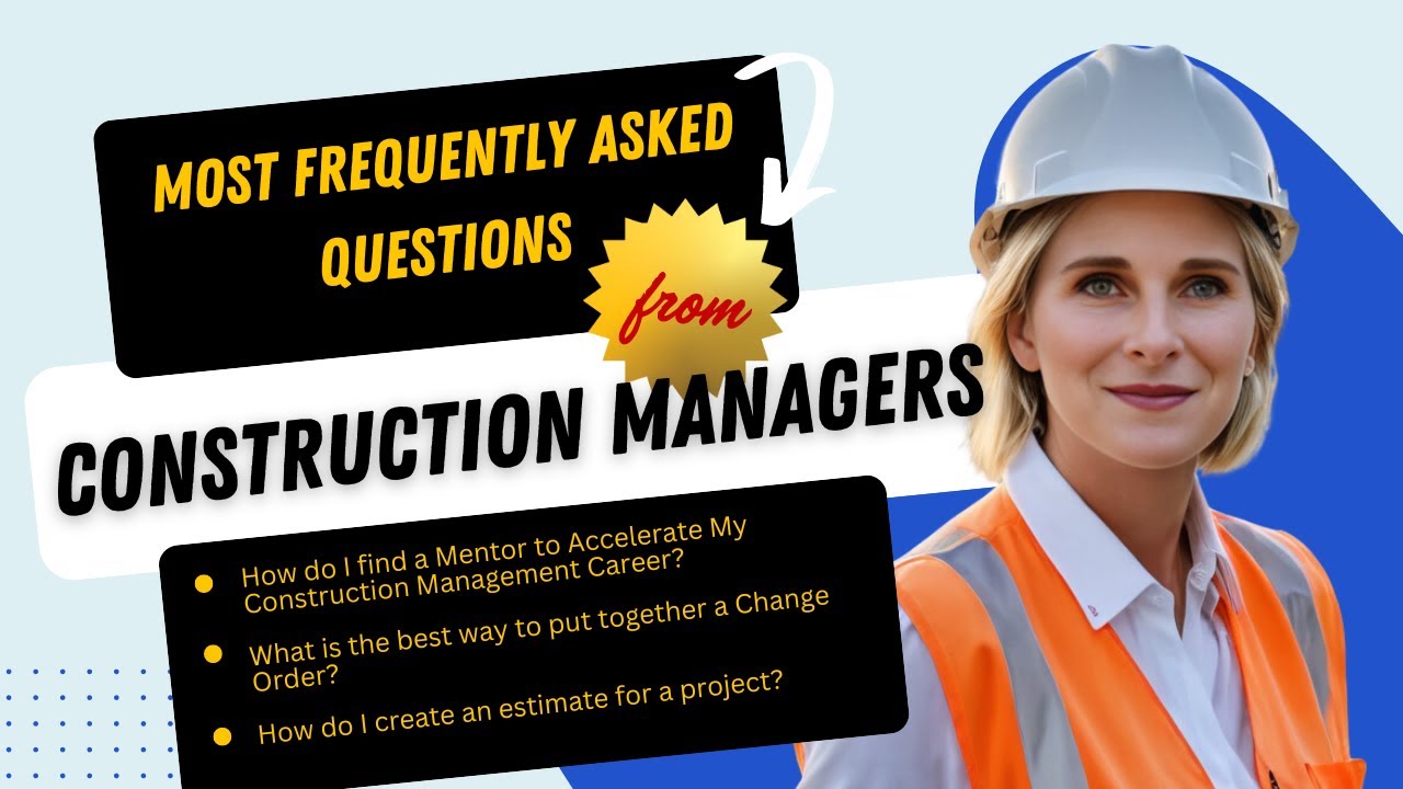 MENTORSHIP MONDAY | BECOME A CONSTRUCTION MANAGER - YouTube