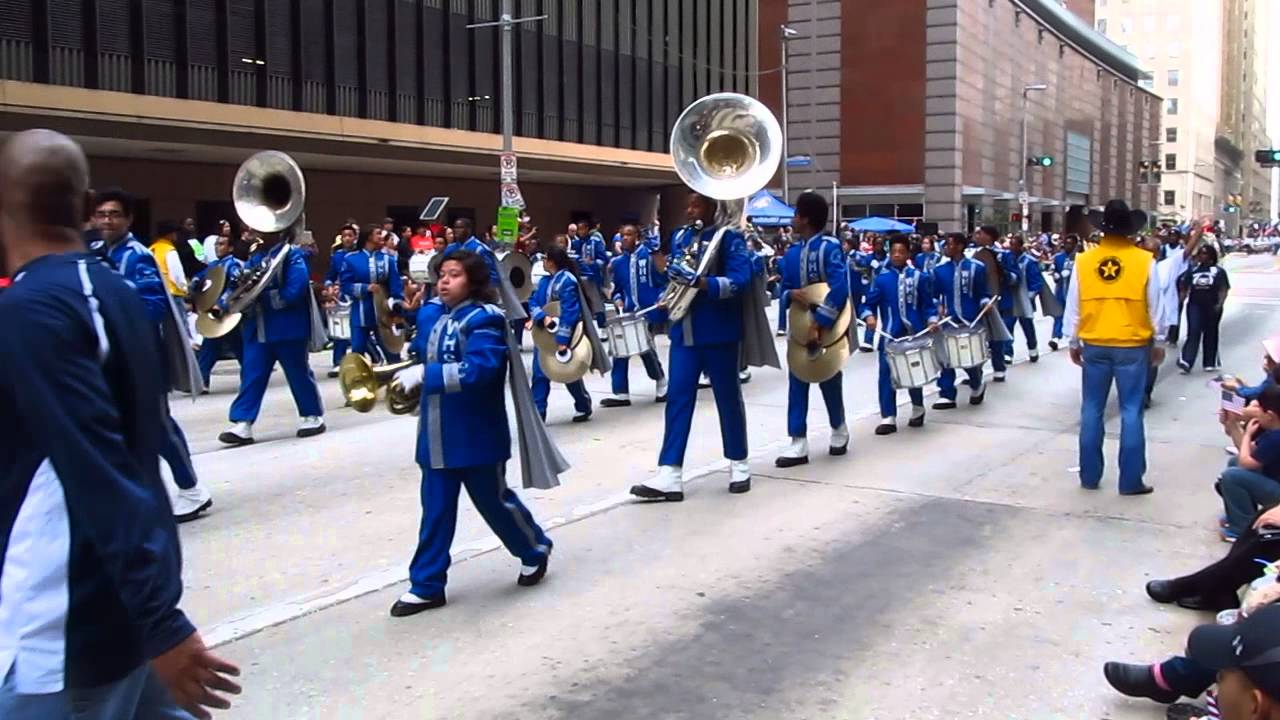 Houston Rodeo Parade 2014 -- Westbury Marching Band - YouTube