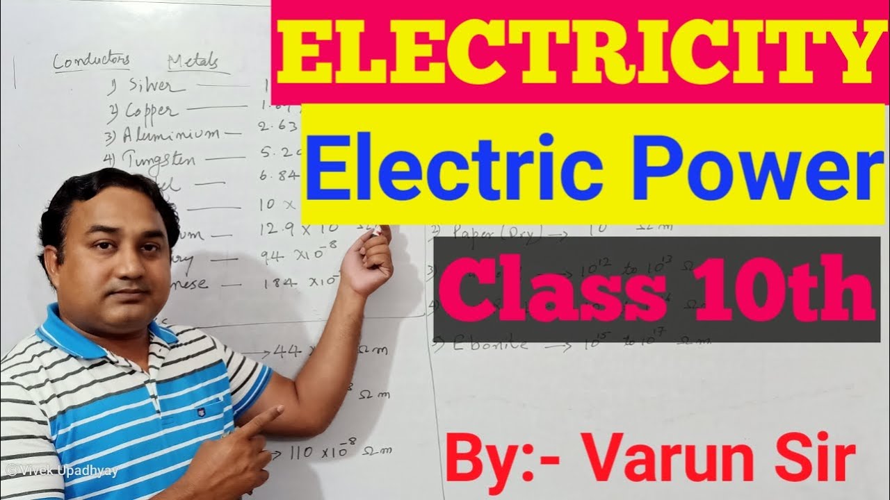 Electricity | Electricity Class 10th | Electric Power | - YouTube