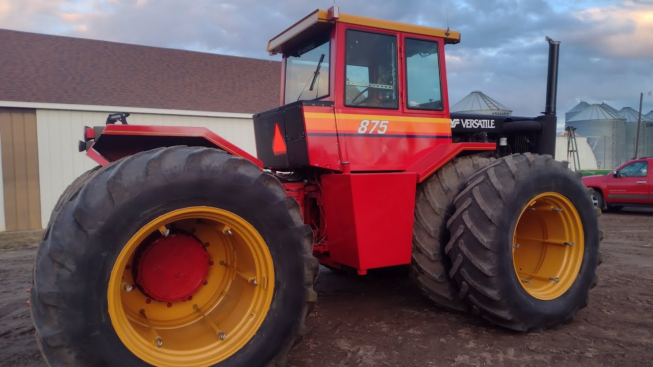 Restoring a Classic 875 Versatile Tractor - YouTube