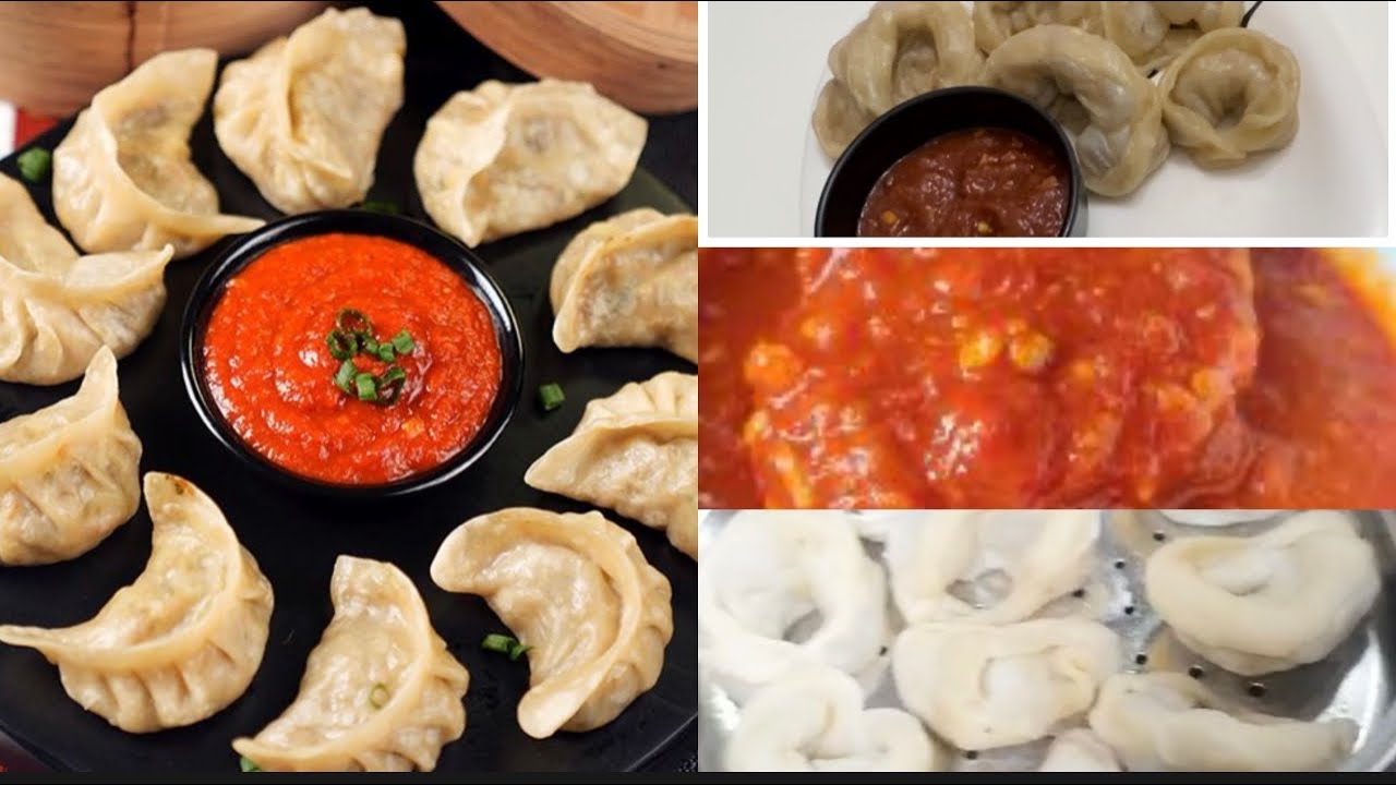 Steamed chicken momos||Dumpling momos||easy recipe||chutney recipe||how ...