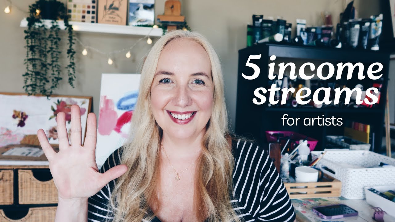 5 Income Streams for Artists | What I'm Focusing on This Year in My Art ...