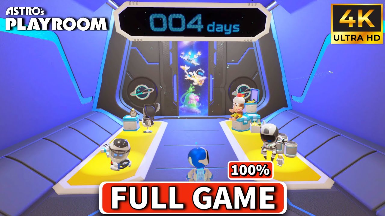 ASTRO'S PLAYROOM (PS5) 100% Walkthrough FULL GAME + DLC [4K 60FPS] - No ...