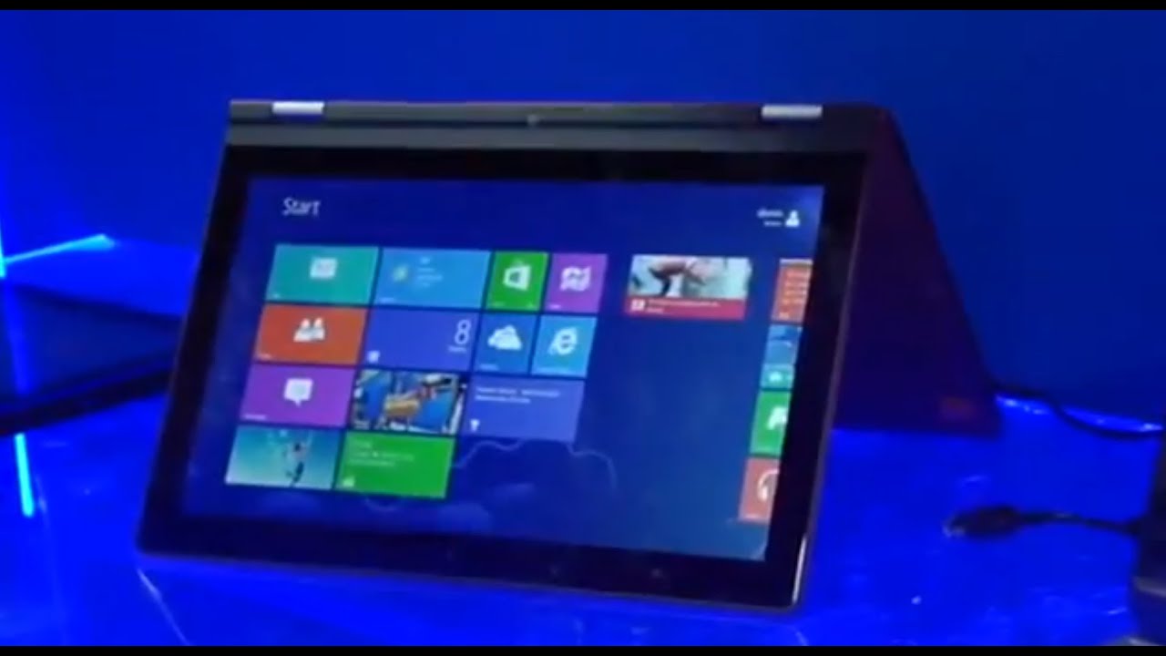 Intel Ultrabook Convertible | TechCrunch At CES 2013 - YouTube