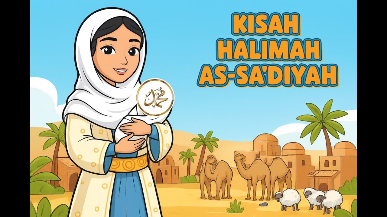 [storybook] KEBERKAHAN DATANG! Kisah Ajaib Halimah Sa'diyah Saat ...