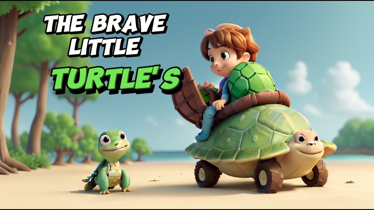 The Brave Little Turtle's Adventure | Kids Cartoon | English Cartoon ...