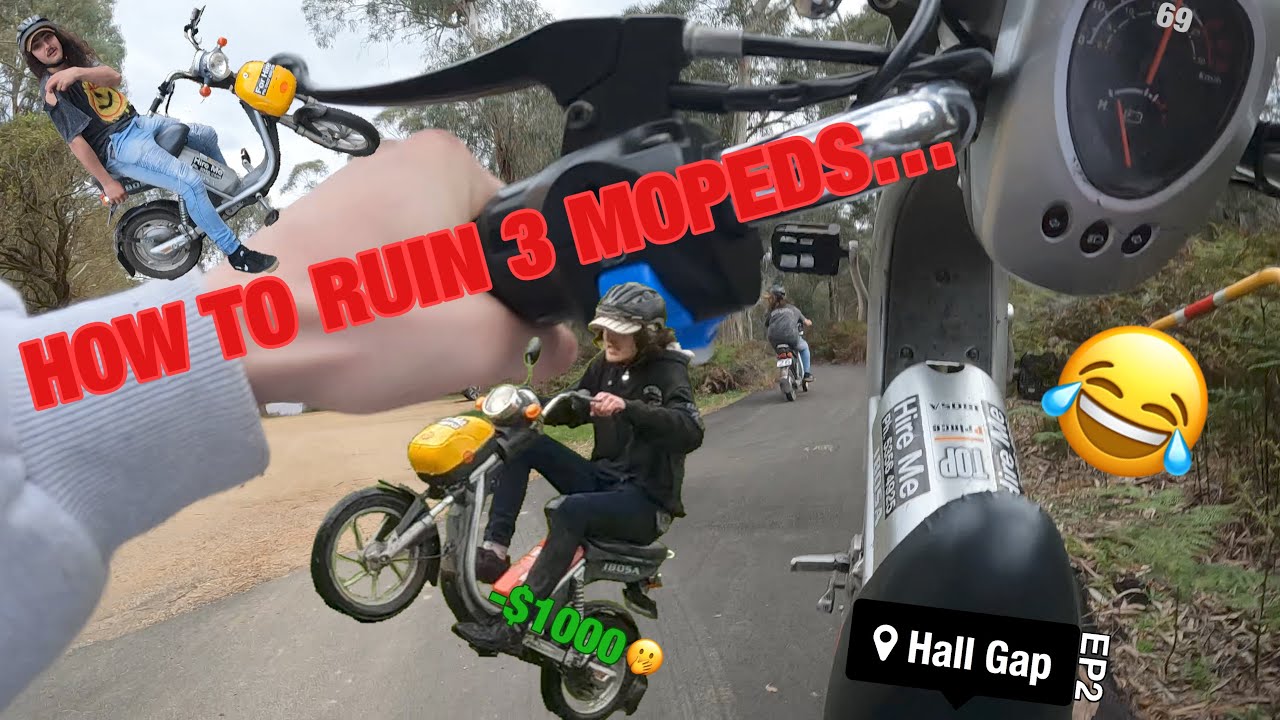 HOW TO RUIN 3 MOPEDS… - YouTube
