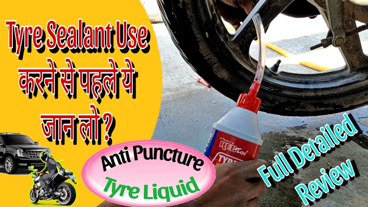 Redtize Tyre Sealant Liquid | Tyre Repair Sealant For Tubeless Tyre ...