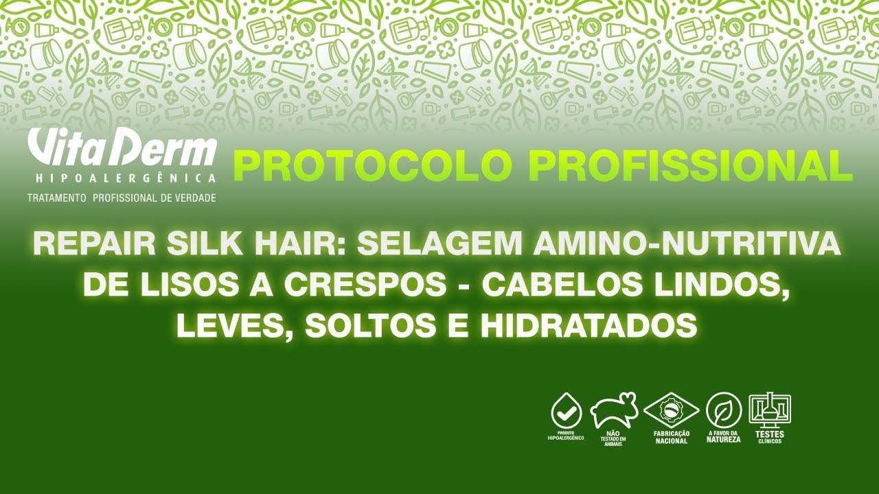 Protocolo - Repair silk hair: selagem amino-nutritiva de lisos a ...
