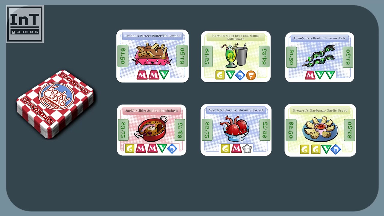 Kooky Cooks Card Game - YouTube