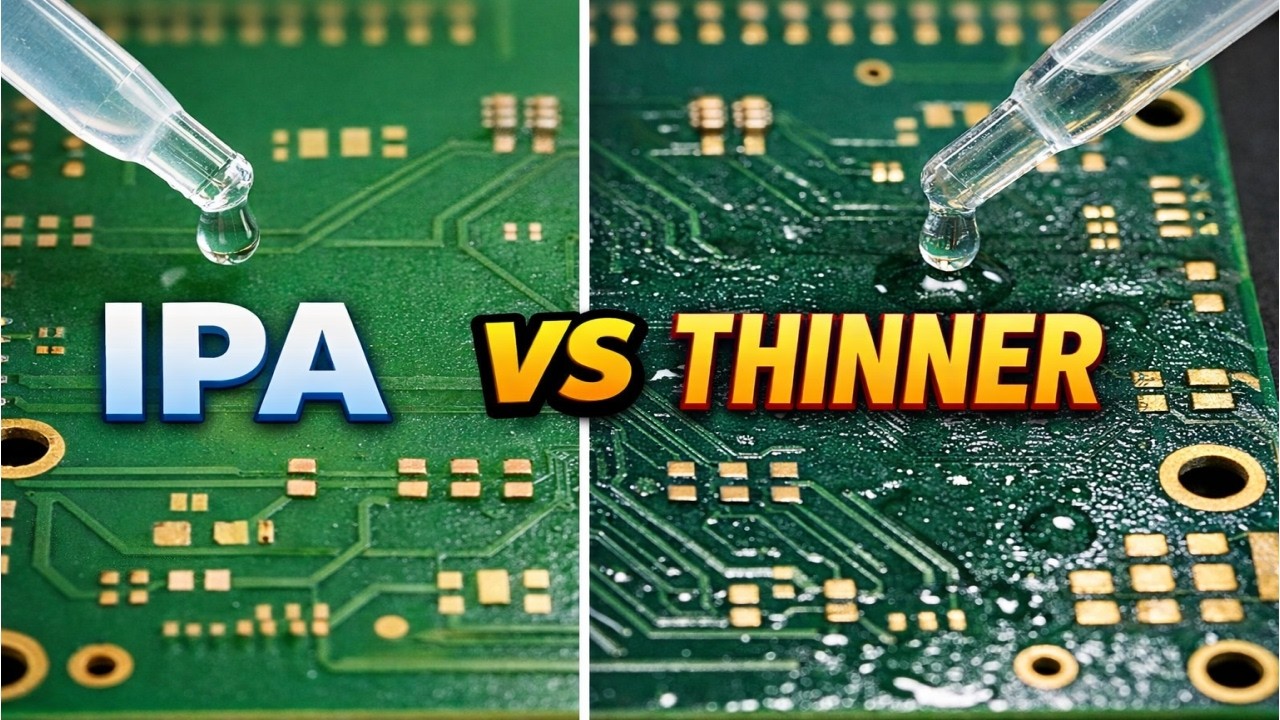 IPA vs Thinner: Mana yang Aman untuk Membersihkan PCB? (Tes Langsung di ...