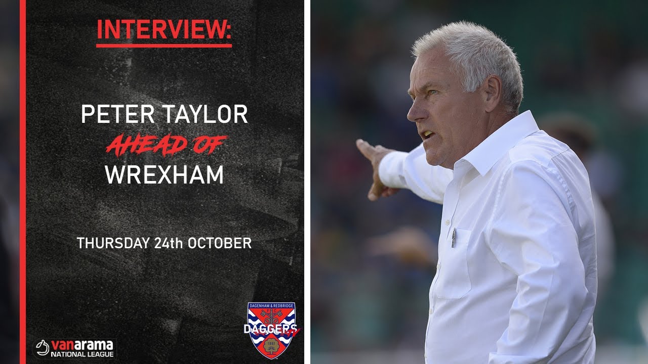 INTERVIEW: Peter Taylor Ahead Of Wrexham - YouTube