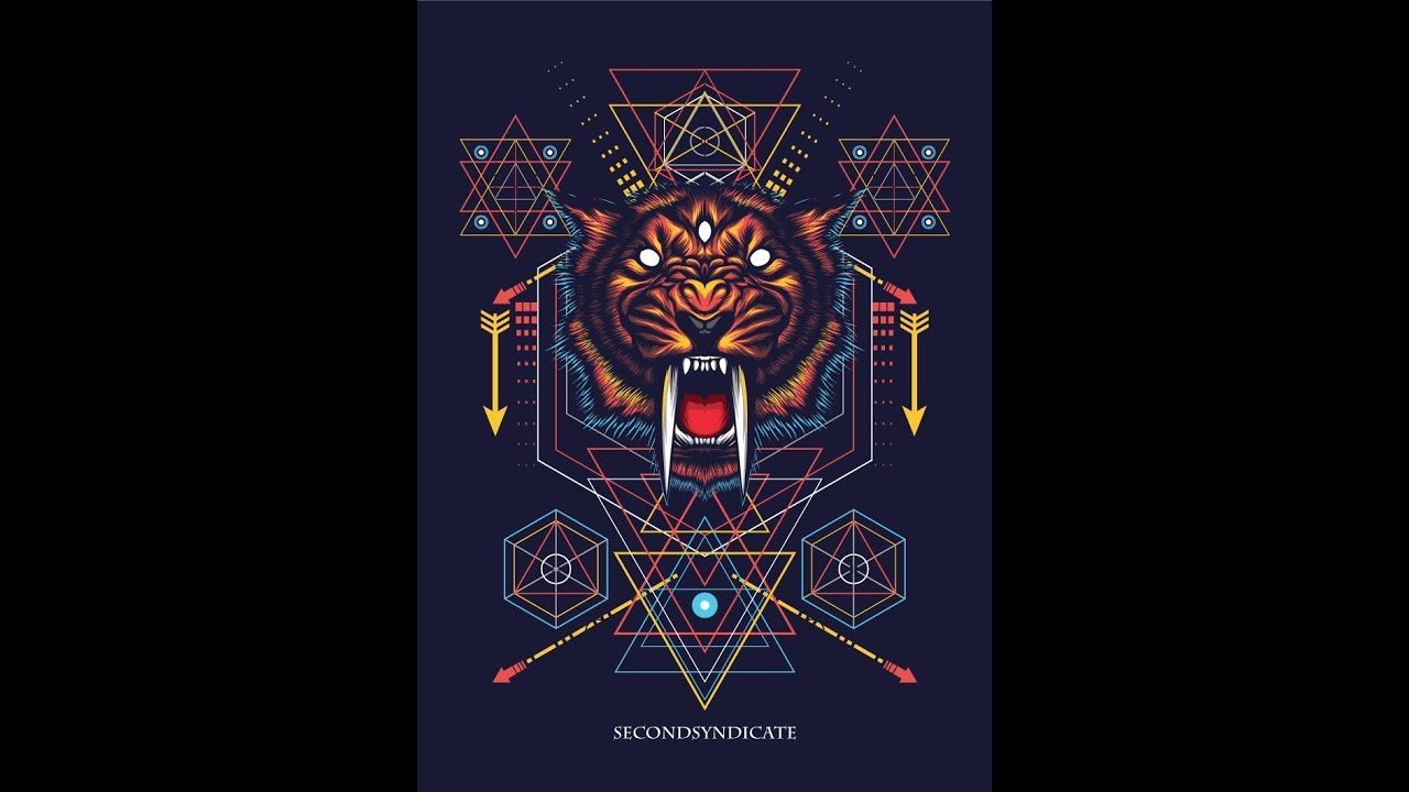 Secondsyndicate (making Sabertooth In ethnic geometric) - YouTube