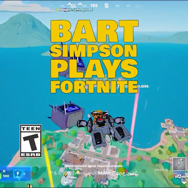 Bart Simpson Plays Fortnite - YouTube