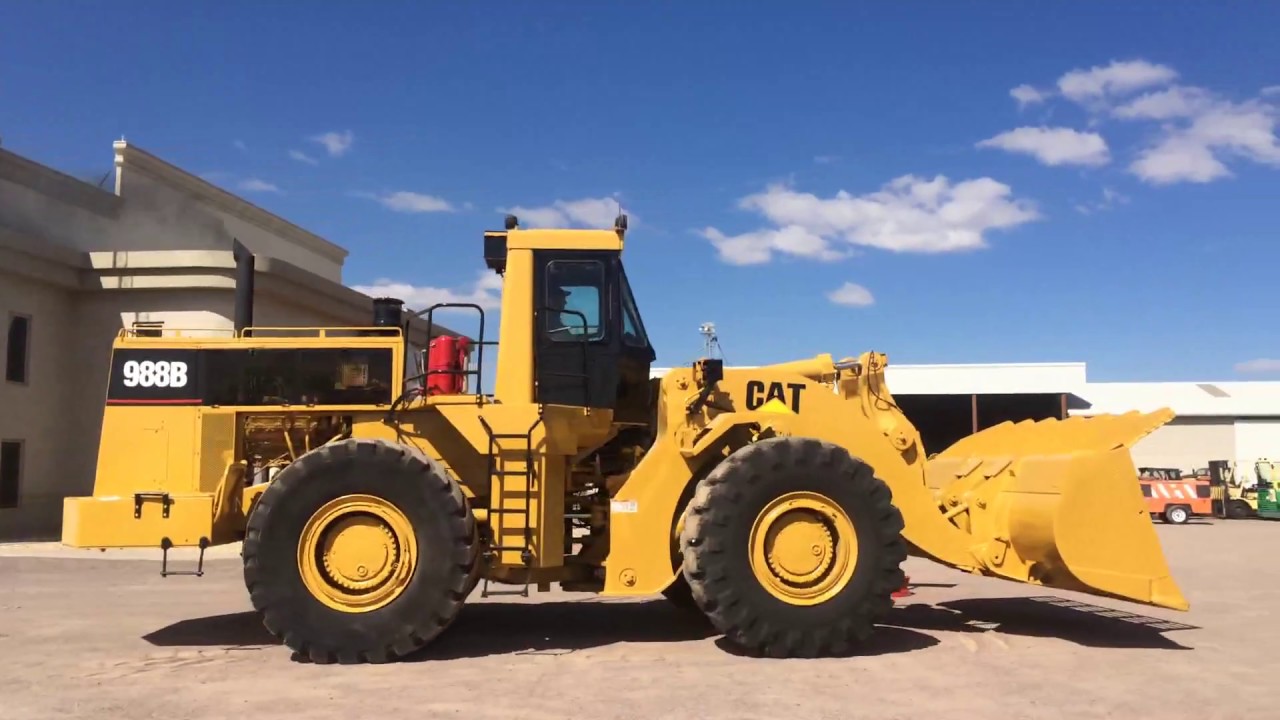 CARGADOR FRONTAL 988B - YouTube