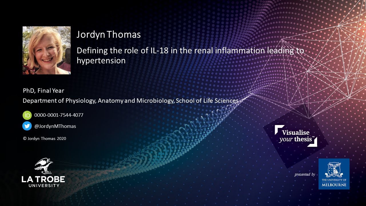 VYT 2020 Entry: Jordyn Thomas, "Defining the role of IL-18 in the renal ...