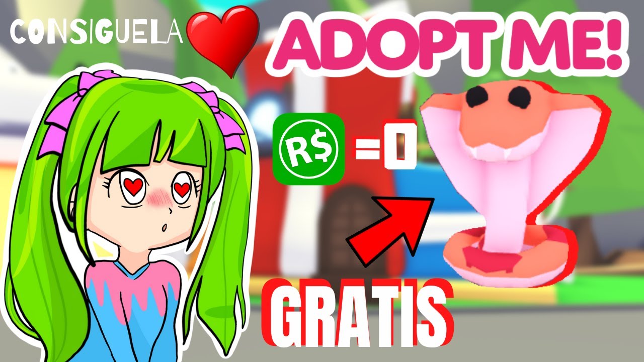 🐍COMO OBTENER LA NUEVA MASCOTA COBRA DE ADOPT ME *GRATIS*🐍MÍRALO YA ...