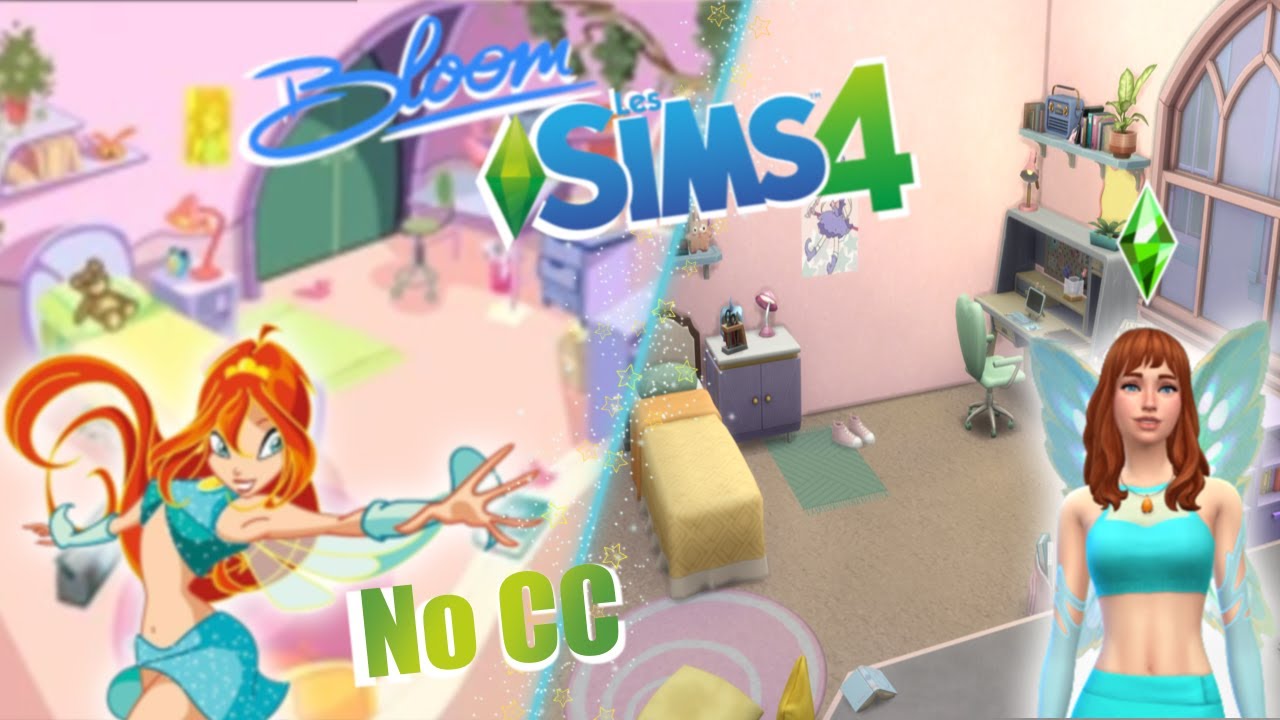 On créé Bloom des Winx dans les Sims 4🧚🏻‍♀️/No CC/ - YouTube