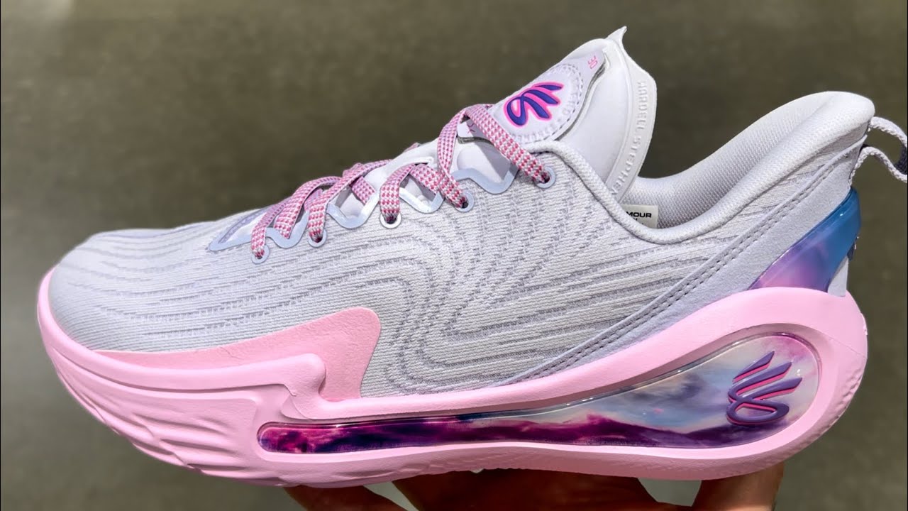 Under Armour Curry 12 Curry Camp Pink Basketball Shoes - YouTube