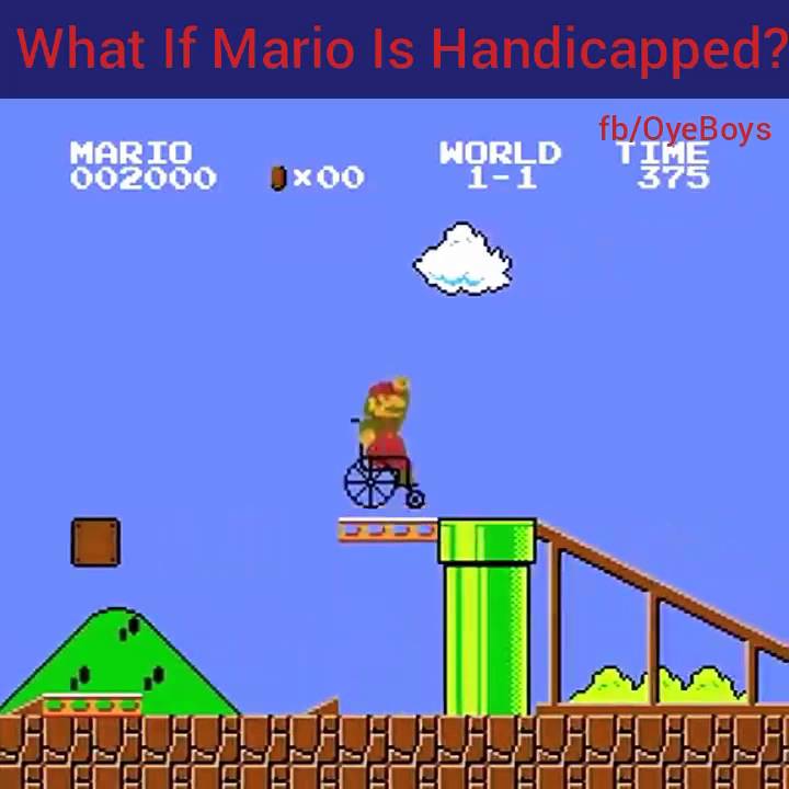 Handicap Mario - YouTube