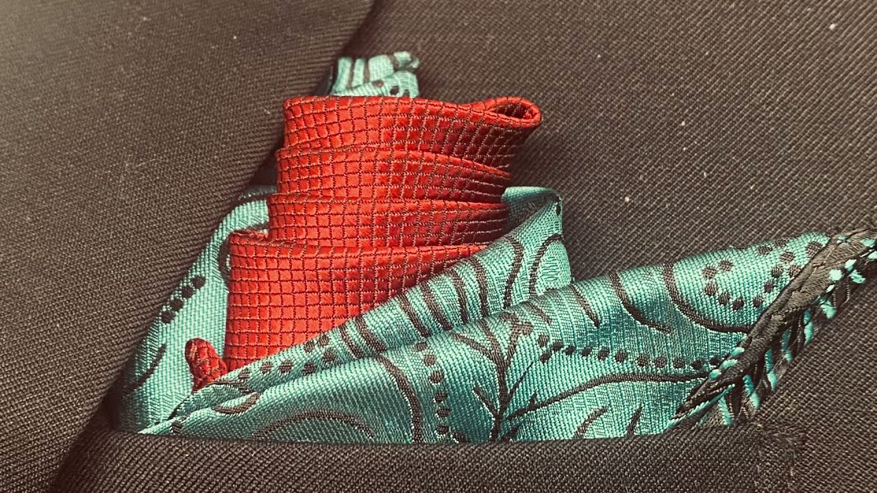 Pocket Square - Rose Fold - YouTube