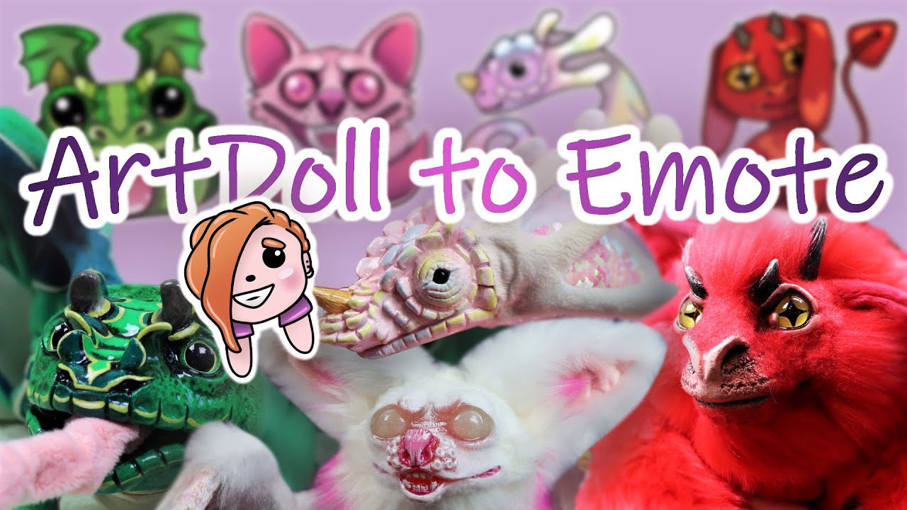 I Turned My Art Dolls into Emotes || How to make Discord Emotes - YouTube