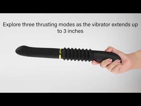 Vibrátor TOYJOY MAGNUM OPUS THRUSTER - YouTube