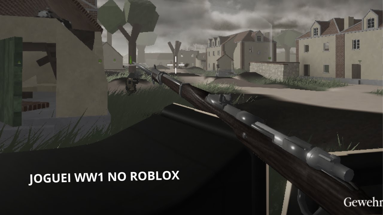 JOGO DE GUERRA NO ROBLOX WW1 - YouTube