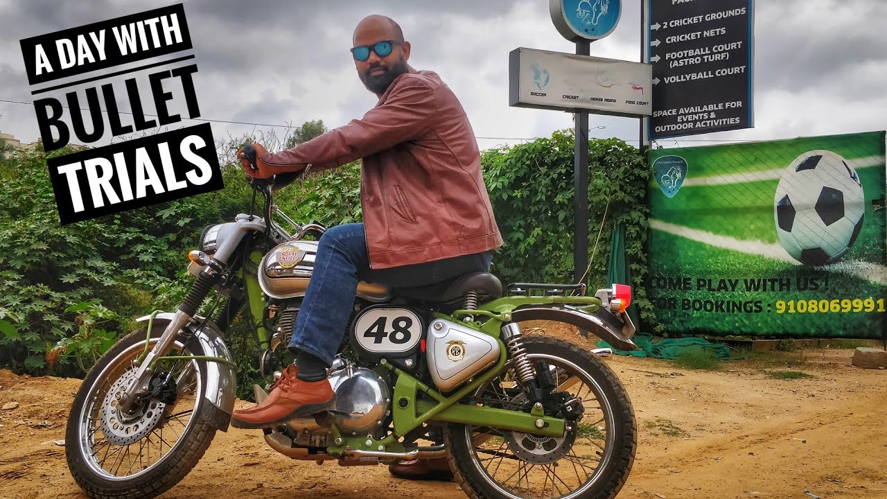 Royal Enfield Bullet Trials experience ride & review - YouTube