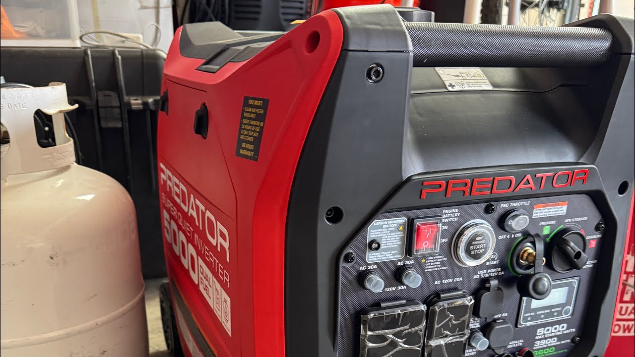 Predator 5000 Home Backup Power! - YouTube