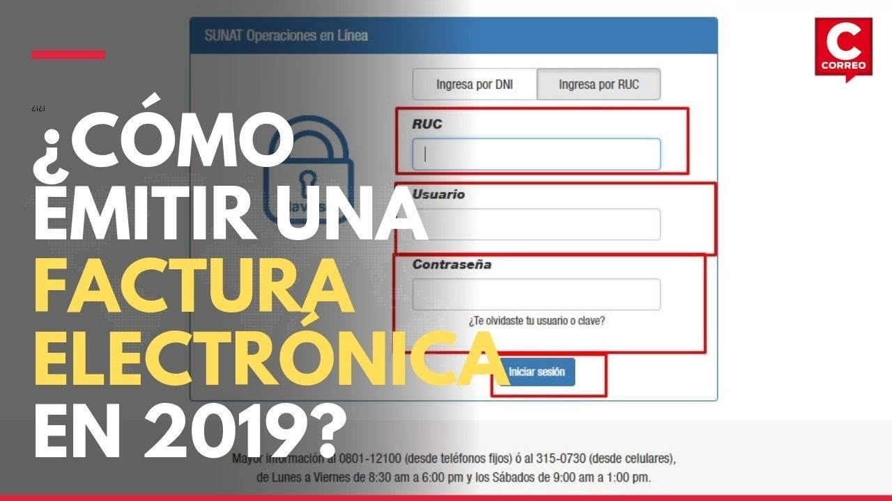 Como Emitir Una Factura Sunat