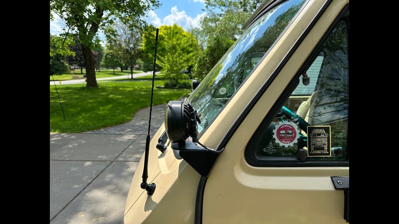 Vanagon Antenna Install - YouTube
