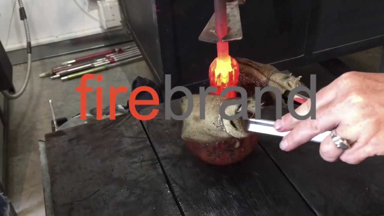 Making vines on glass pumpkins - Firebrand Studio - YouTube