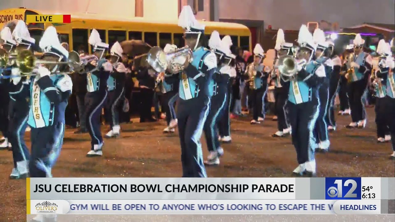 Jackson hosts JSU Tiger Football National Champions Parade - YouTube
