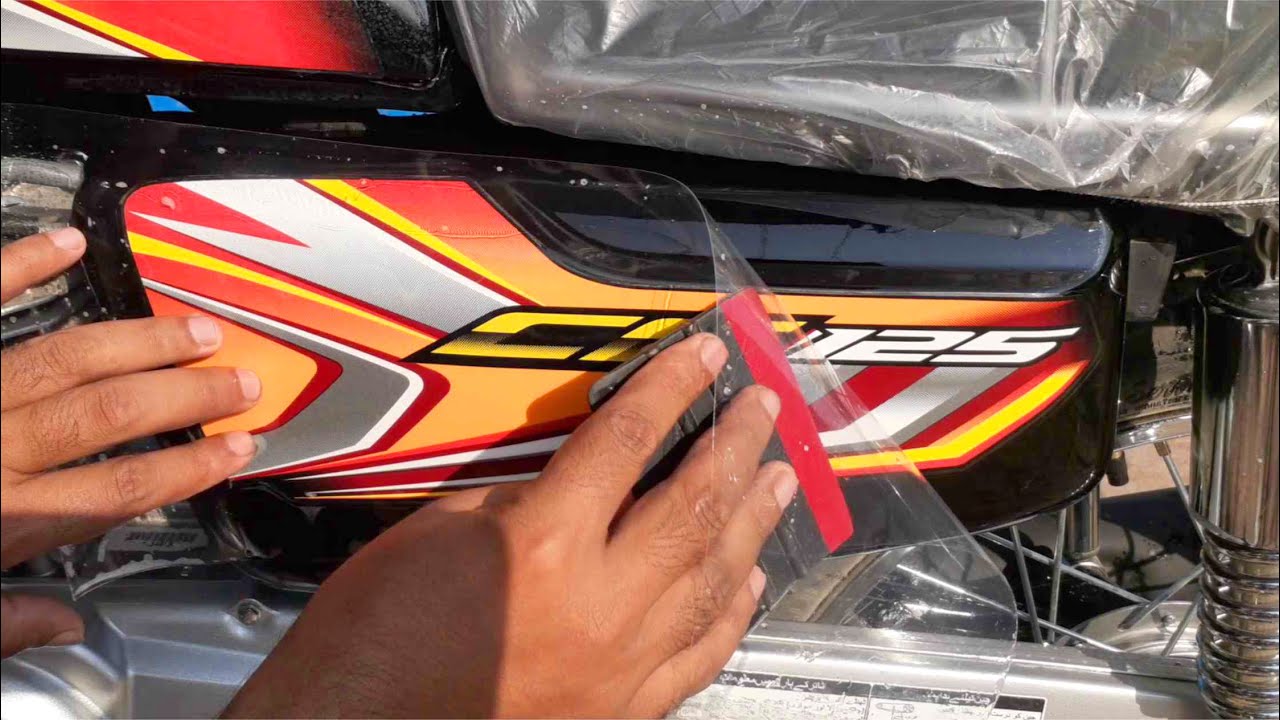 Honda 125 2022 Model Tapy Lamination | 125 tanki tapy lamination | WRAP ...